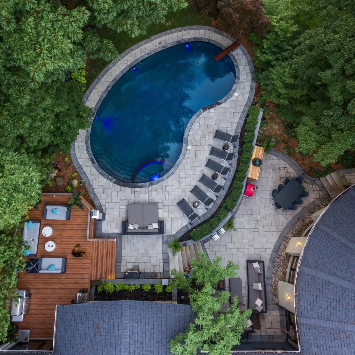 Swimming Pool for 80’s Modern Villa | Luxury Pools